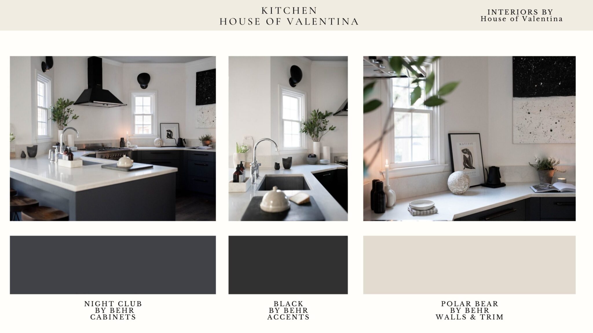 Every paint color in the House of Valentina