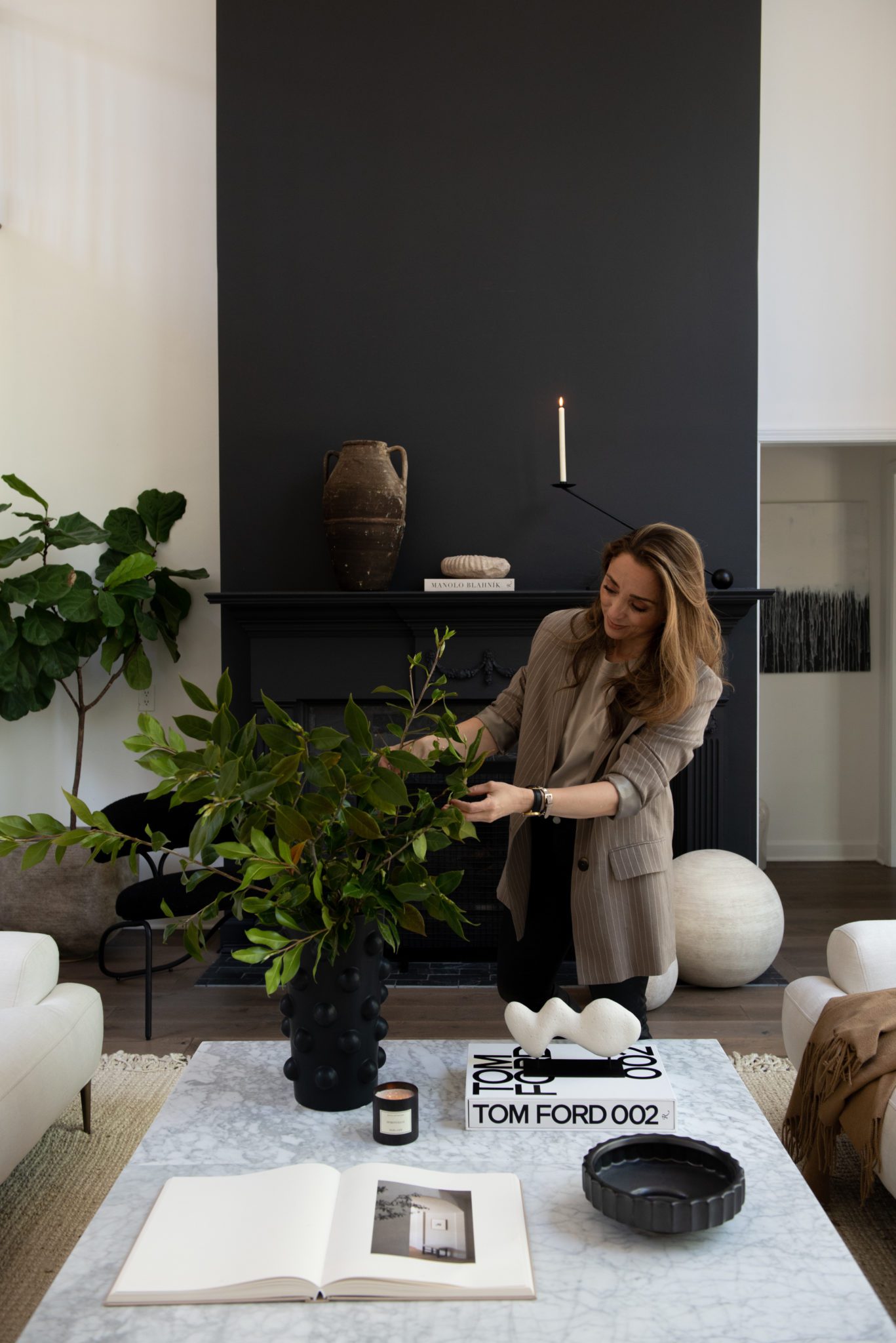 Styling a modern luxury coffee table