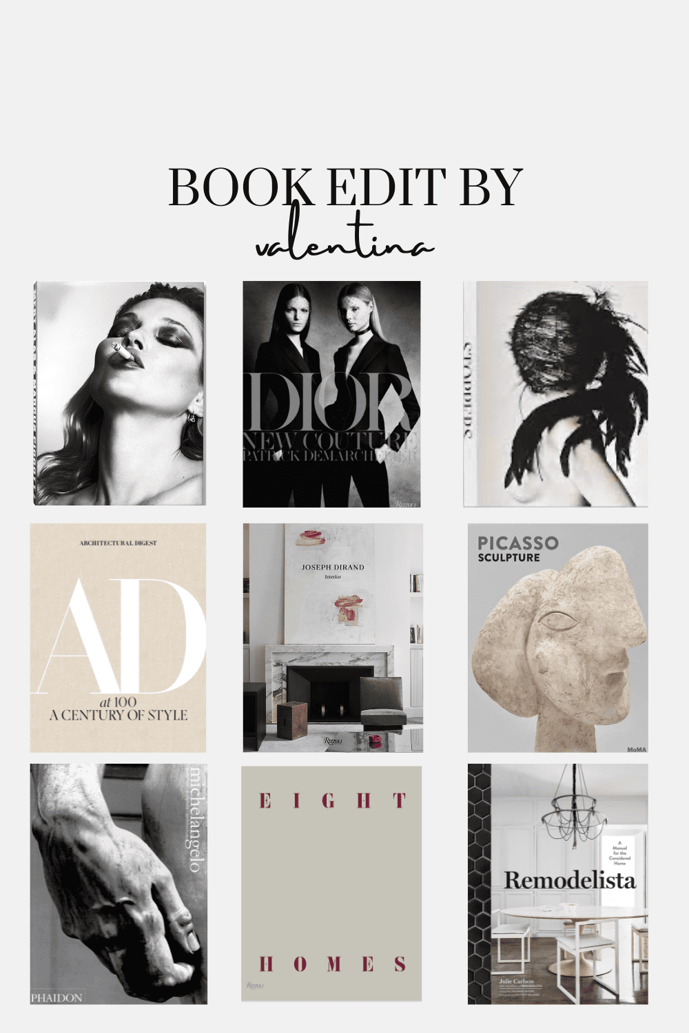 Valentina’s BookShelf Edit