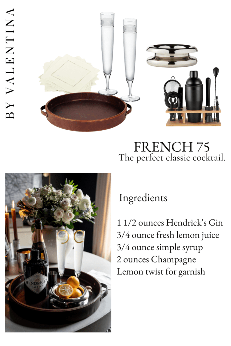 The Perfect Romantic Cocktail : the French 75