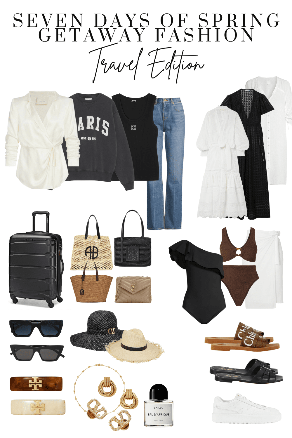 Seven Outfits for a Spring Getaway
